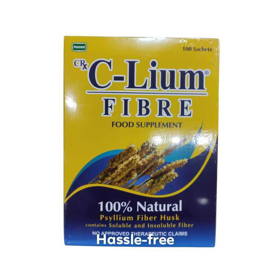 C-LIUM FIBRE 100% NATURAL PSYLLIUM FIBER HUSK (100's/Box) MASE IN ...