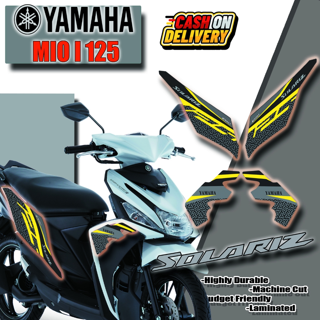 YAMAHA MIO I 125 NEW DECALS SOLARIZ DESIGN STICKER/ NEW SOLARIZ STICKER ...