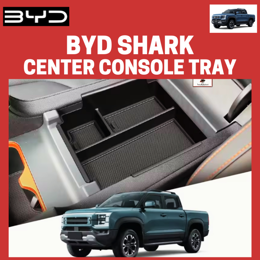 BYD SHARK 2025 Center Console Tray Armrest Storage Box BYD Accessories ...