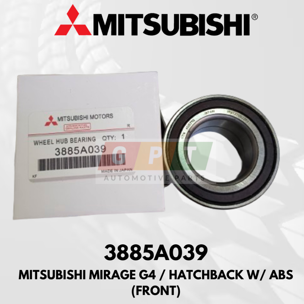 Mitsubishi Mirage G4 FRONT Wheel Hub Bearing with ABS (3885A039 ...