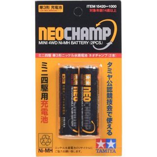 TAMIYA Nickel Metal Hydride Battery Neochamp (2pc)/AA alkaline battery ...