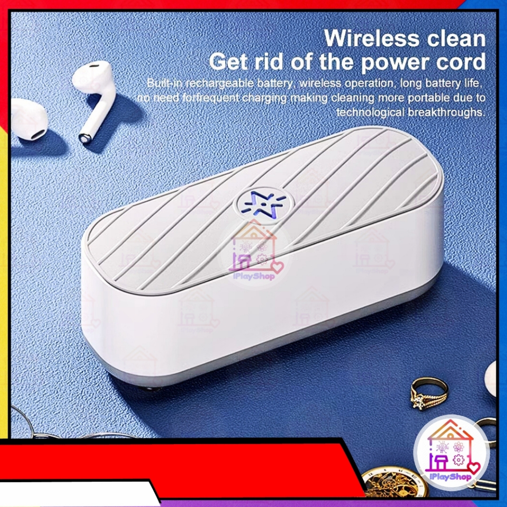 One Key Operation Jewelry Machine Household Cleaner Portable Cleaning ...