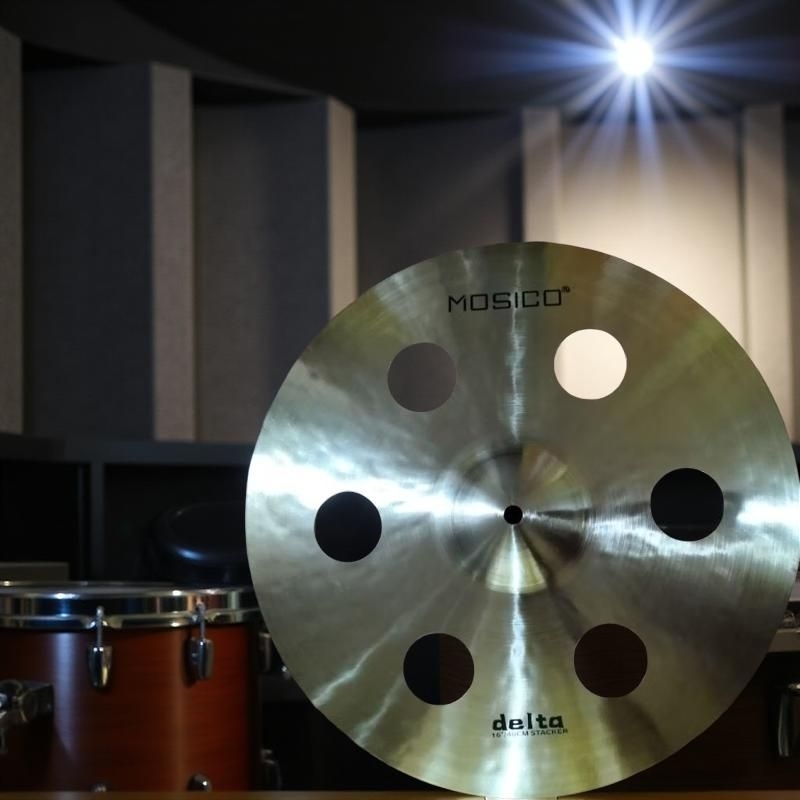 MOSICO DELTA OZONE CRASH 16 6holes CYMBAL by ARBOREA B20 CAST BRONZE ...