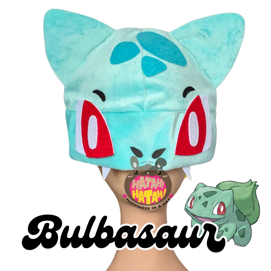 [Hatah Hatah] Bulbasaur Hat Pokemon Handmade | Shopee Philippines