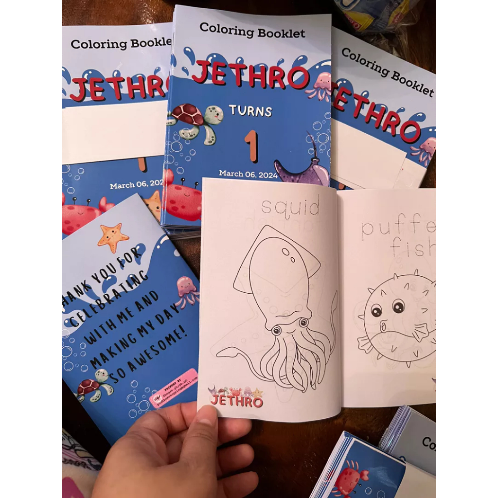 Personalized Coloring/Activity Booklet - Activity & Coloring for Kids ...