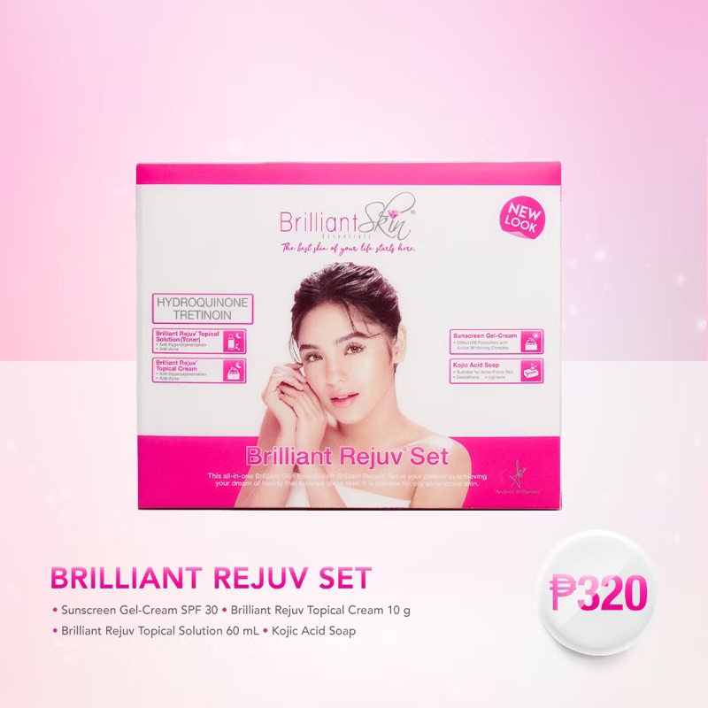 BRILLIANT SKIN ESSENTIALS-BRILLIANT REJUV SET NEW LOOK | Shopee Philippines