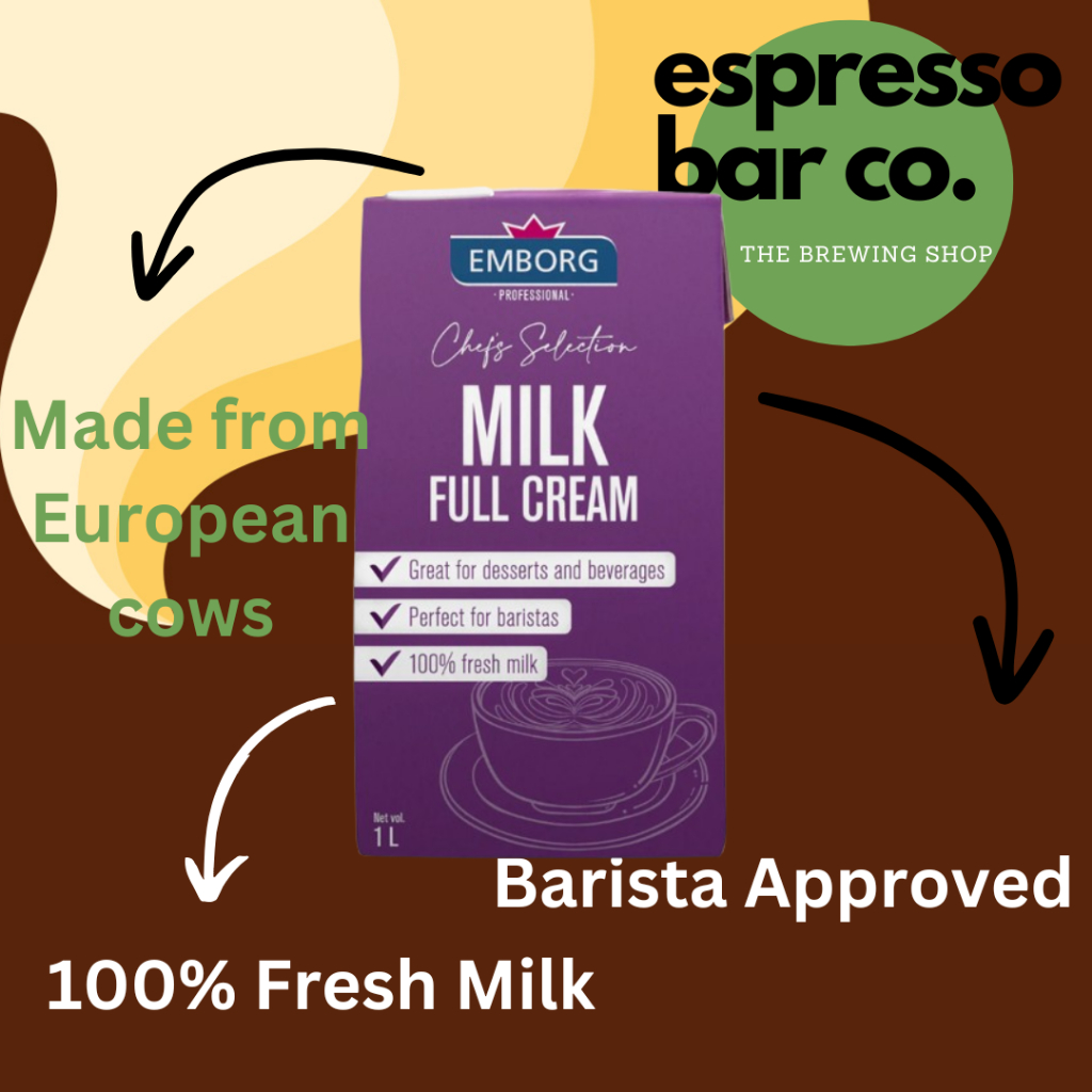 Emborg Chef's Selection Barista Full Cream Milk 1L and 3L Options ...