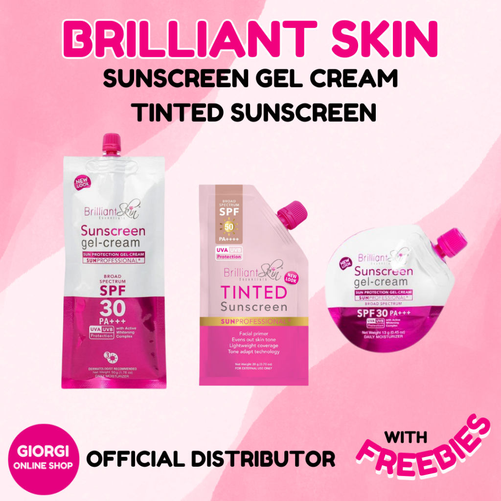BRILLIANT SKIN Sunscreen Gel Cream | Tinted Sunscreen | Total ...