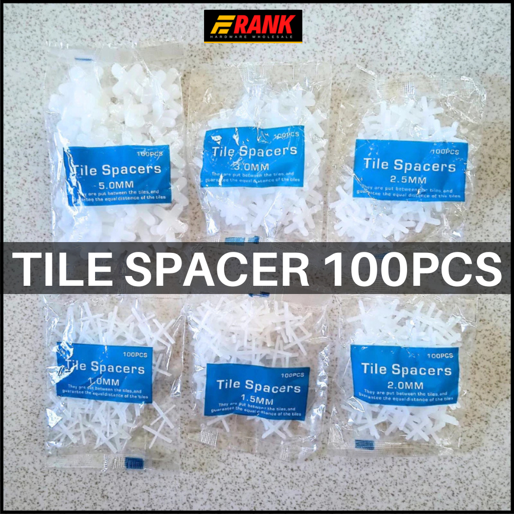 100Pcs Tile Spacer 1MM 1.5MM 2MM 2.5MM 3MM 5MMCross Tile Leveling ...