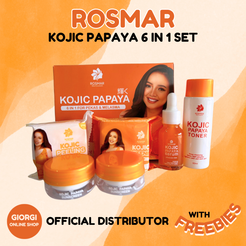 ROSMAR Kojic Papaya 6 in 1 Rejuv Set | New Packaging |Pekas & Melasma ...