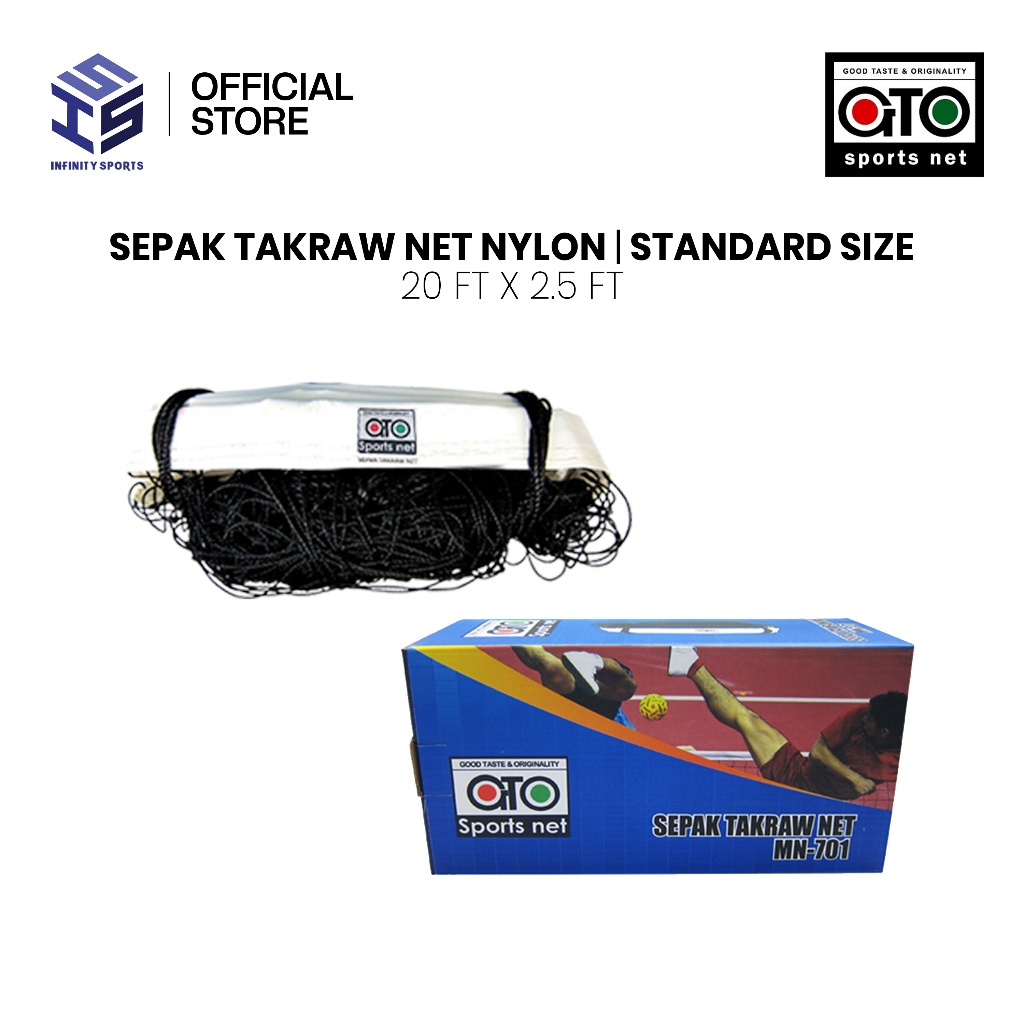GTO Sepak Takraw Net Nylon Standard x 1 pc (MN-701) | Shopee Philippines