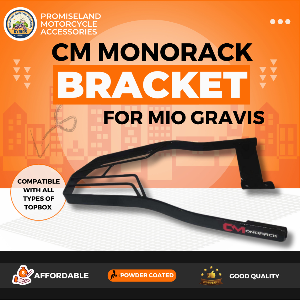 CM Monorack Bracket for Mio Gravis | Shopee Philippines