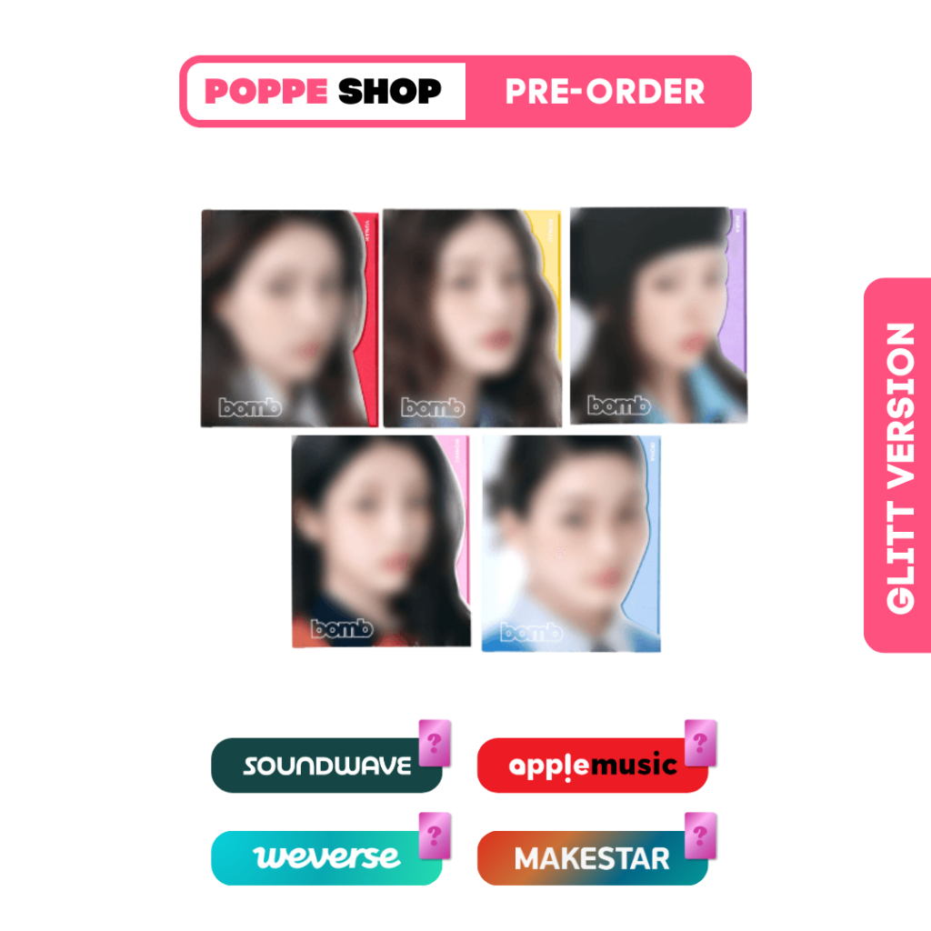 PRE ORDER POPPE SHOP ILLIT 3RD MINI ALBUM - BOMB (GLITT VERSION) | Shopee Philippines