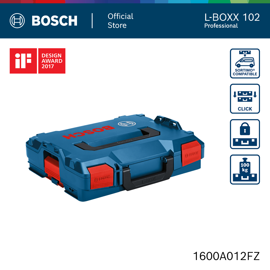 Bosch Power Tools L-BOXX 102 Professional Carrying Case System | Shopee ...