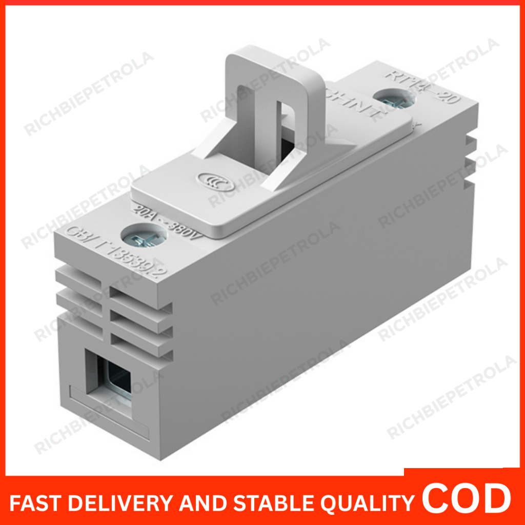 RT14-20 380V 20A 10X38mm fuse melting tube base support | Shopee ...