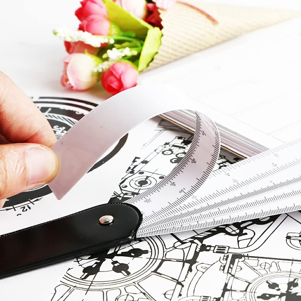 Fan Scale Ruler Fan Shape Ruler Architecture Technical Drawing Scale ...