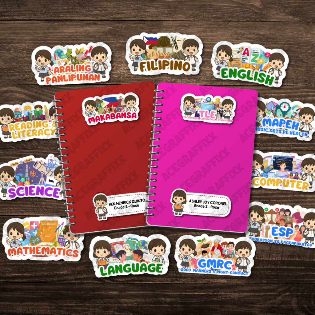 Subject Stickers for Grade 1 - 9 | Shopee Philippines