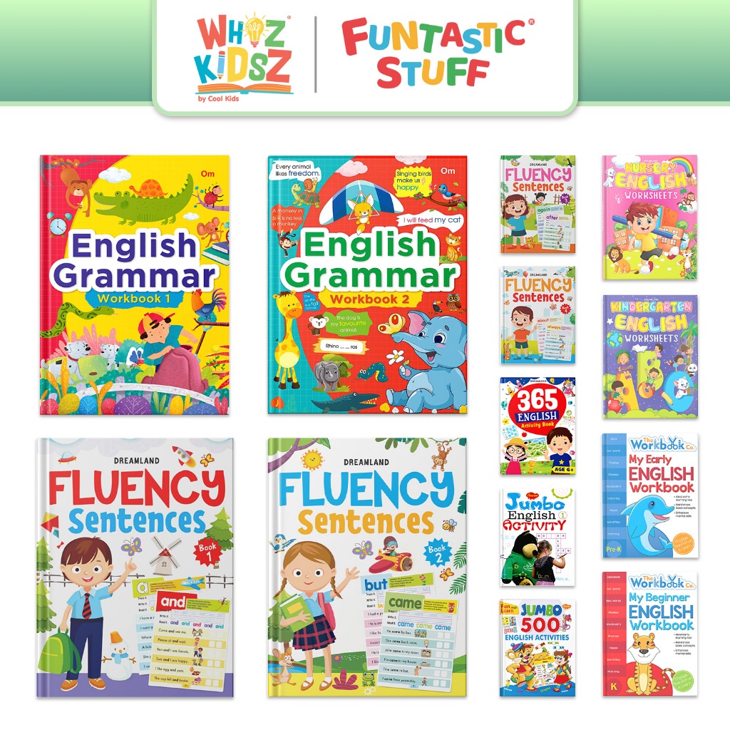 Whiz Kidsz English Grammar and Vocabulary Activity Books for Kids ...