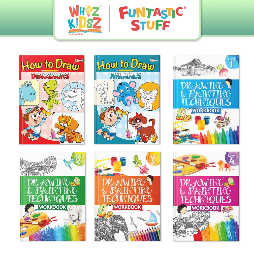Whiz Kidsz Drawing and Painting Techniques Workbooks for Kids | How to ...