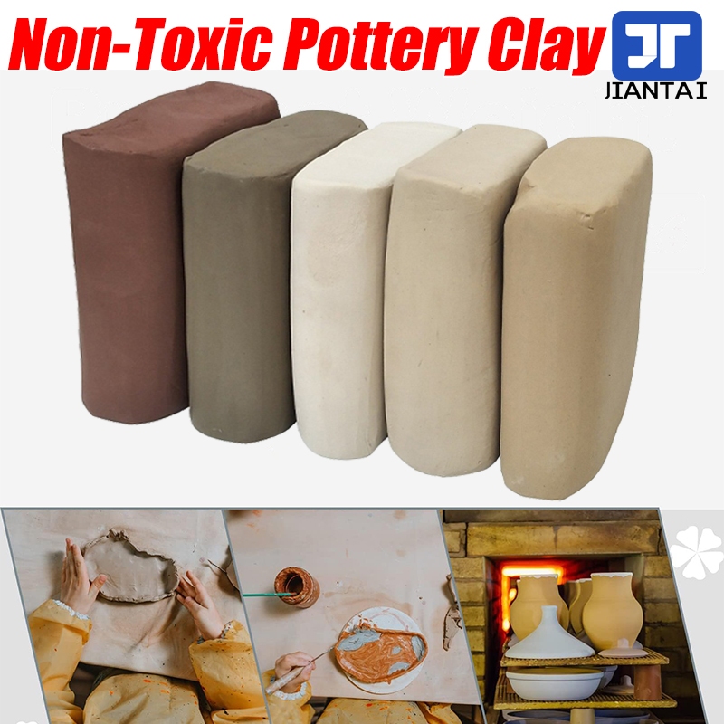 500g Air Dry Modelling Pottery Clay No Bake Pottery Clay DIY Soft ...