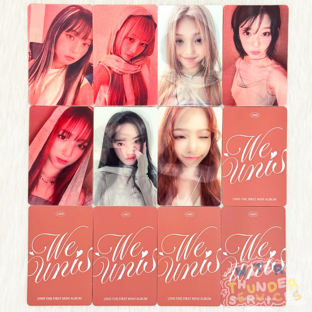 UNIS We UNIS Debut Album START Ver. Album Lenticular Selfie Photocard ...