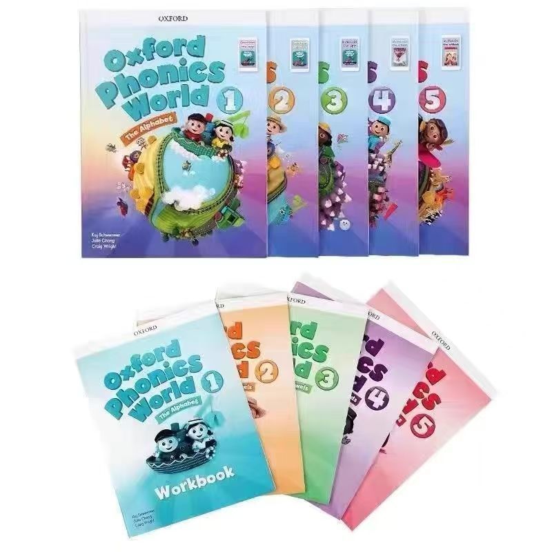 Oxford Phonics World (2 books/set) Alphabet, Short and Long Vowel ...