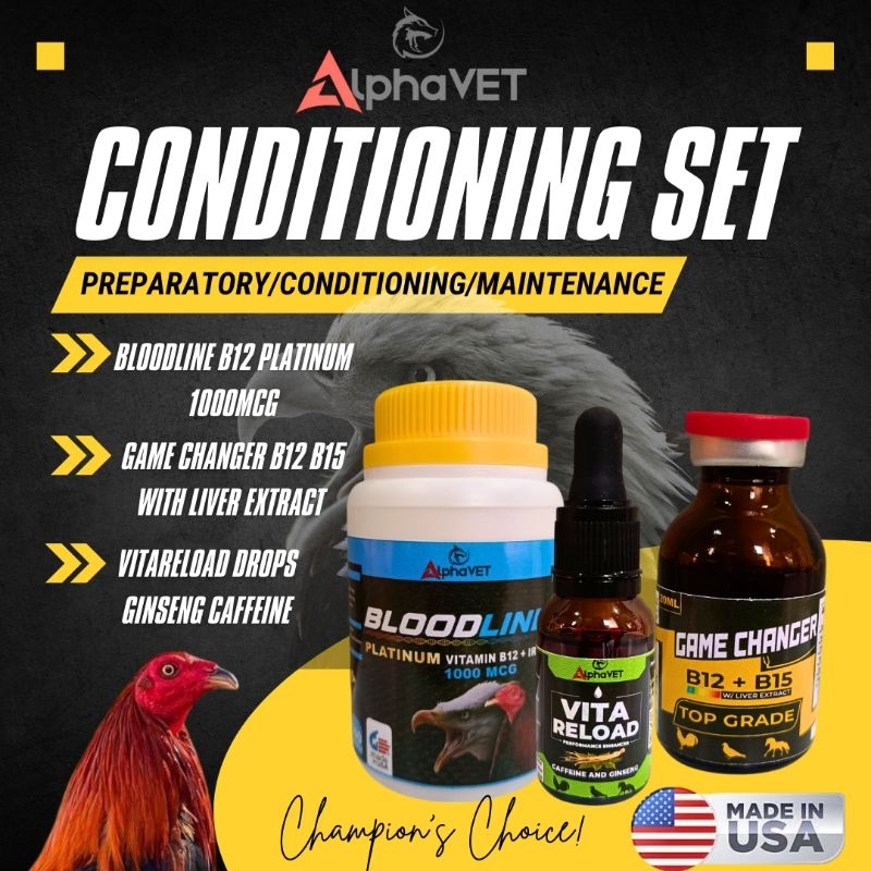 4 in 1 COMPLETE CONDITIONING SET (20ML) for Gamefowl and Racing Pigeon ...
