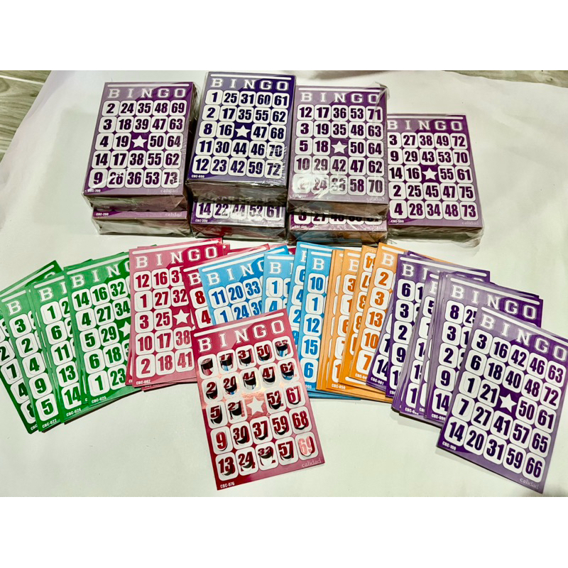 Bingo Card by 100’s and 50’s pcs with punch & without punch LOWEST ...