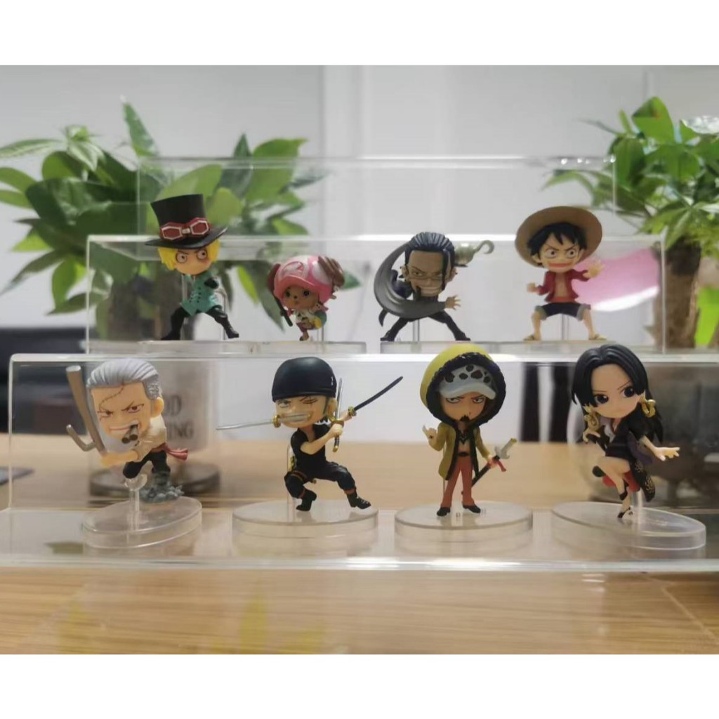 One Piece Luffy Zoro Sabo Law Boa Chopper Smoker Crocodile Set of 8 ...