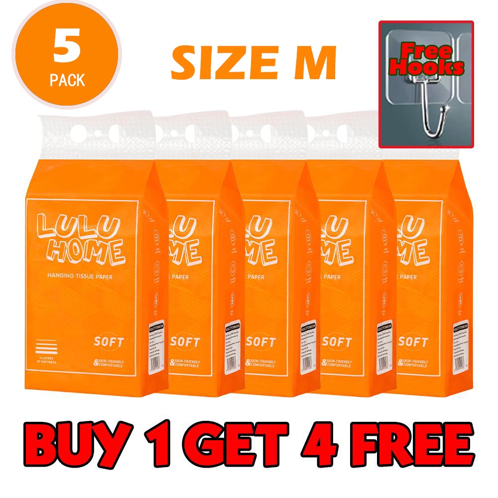 Buy 1 Take 4 |1280 Sheets | 4-Ply Tissue Paper | Toilet & Facial ...