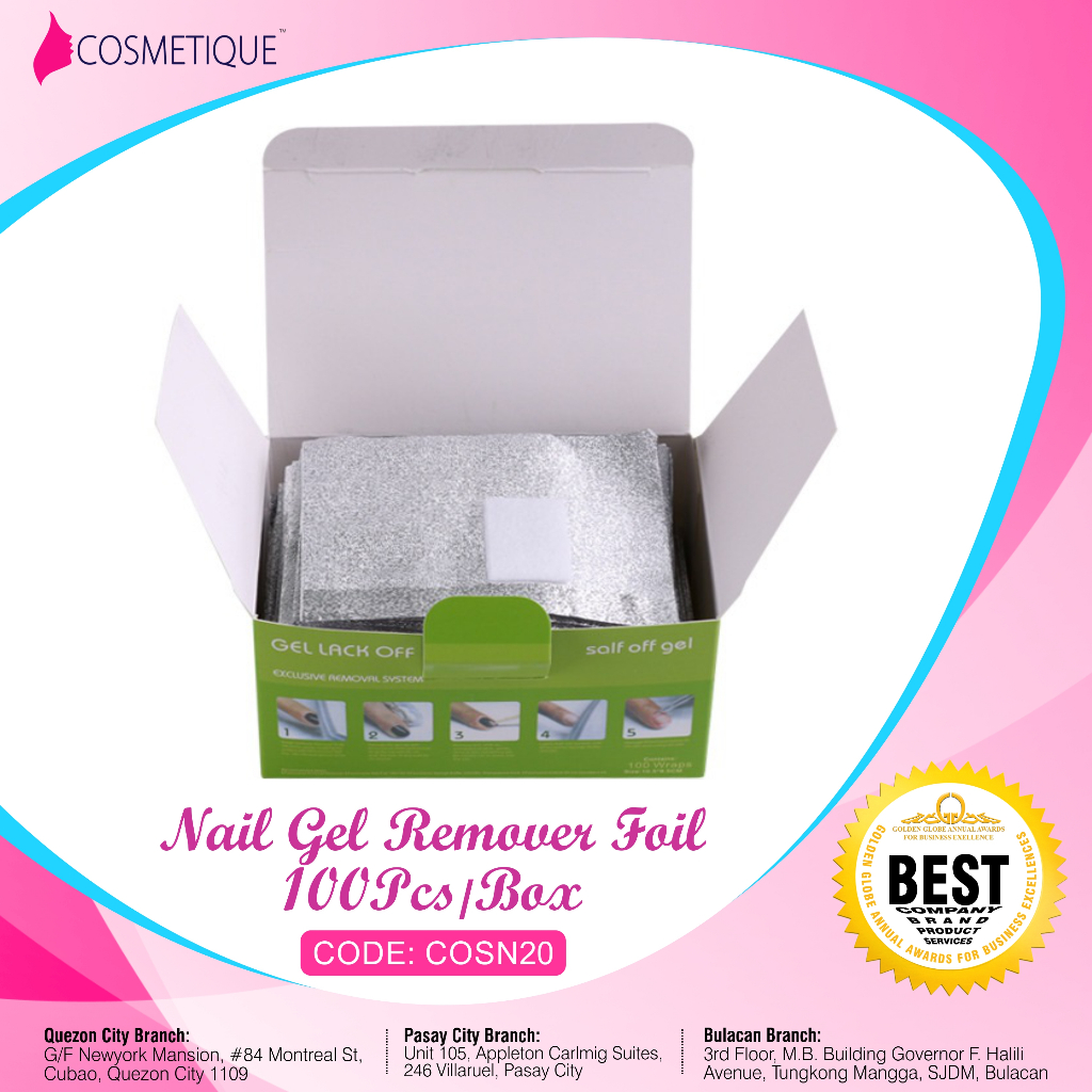NAIL GEL REMOVER 100PCS | Shopee Philippines