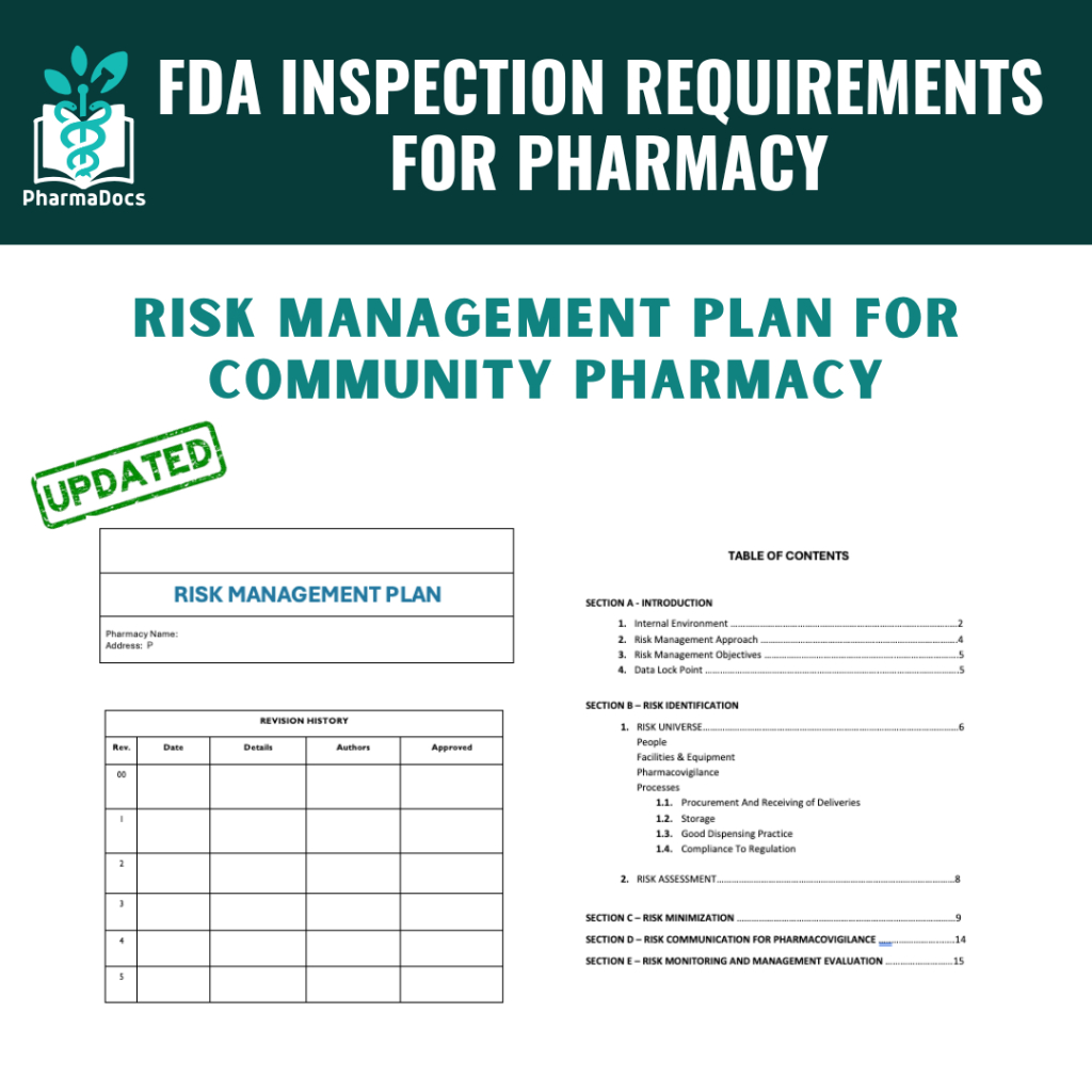 RMP - Risk Management Plan for Pharmacies (FREE SOFT COPIES) | Shopee ...