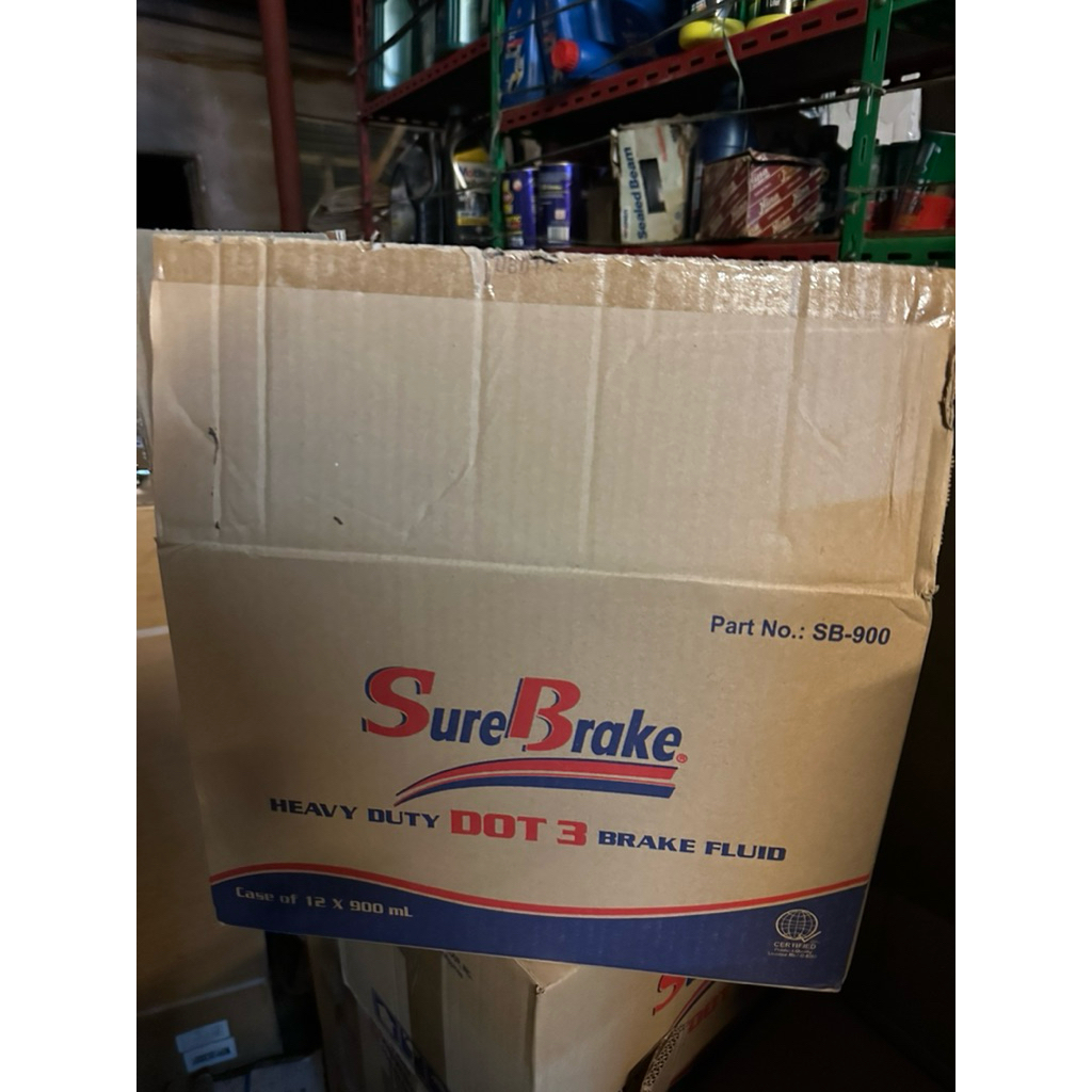 Sure Brake Brake Fluid 900ML 1 Box 12 pcs | Shopee Philippines