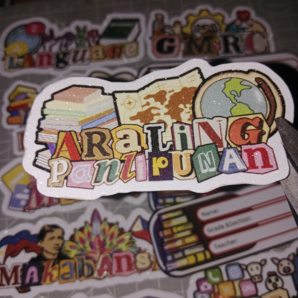 SUBJECT STICKERS FOR GRADE 1 TO GRADE 10 | Shopee Philippines