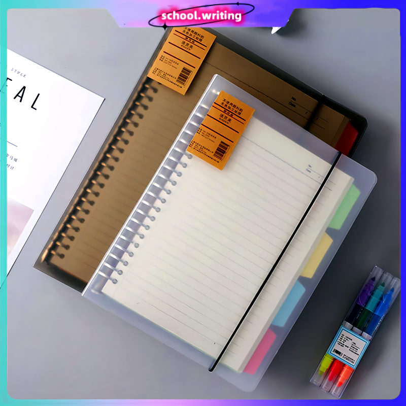 Binder Notebook A5 B5 A4 Loose Leaf Refill Paper Refillable Coil ...
