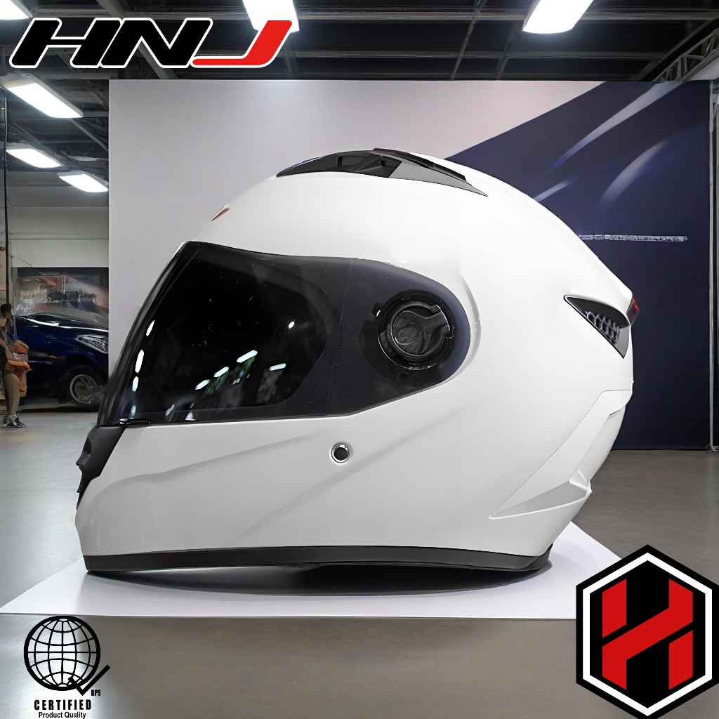 HNJ A4-005-F Full Face Helmet for Motorcycle classic Helmets Motor ...