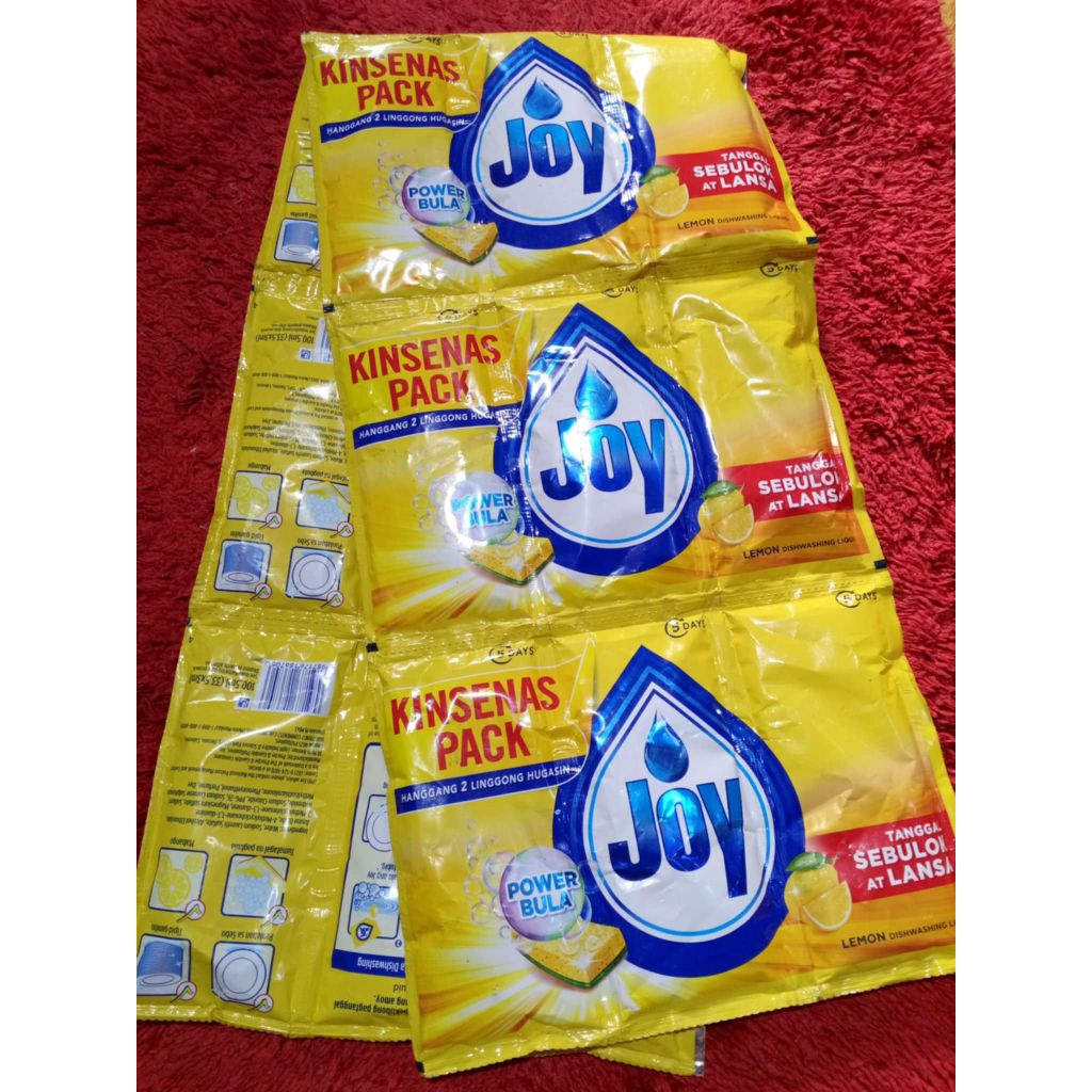 Joy Dishwashing liquid Trio per by 6 kinsenas Pack | Shopee Philippines
