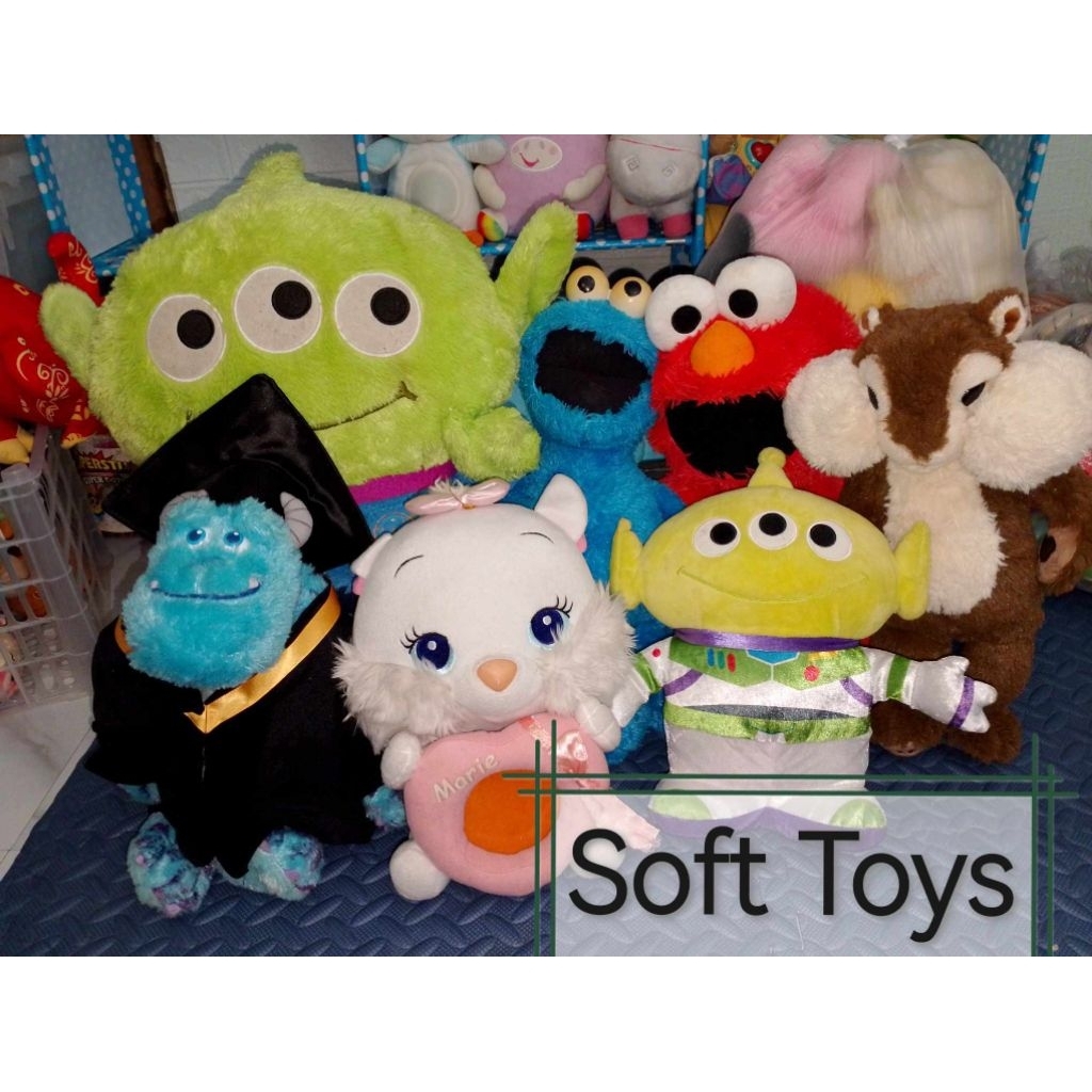 Bundle Assorted Soft Toys Big size | Shopee Philippines