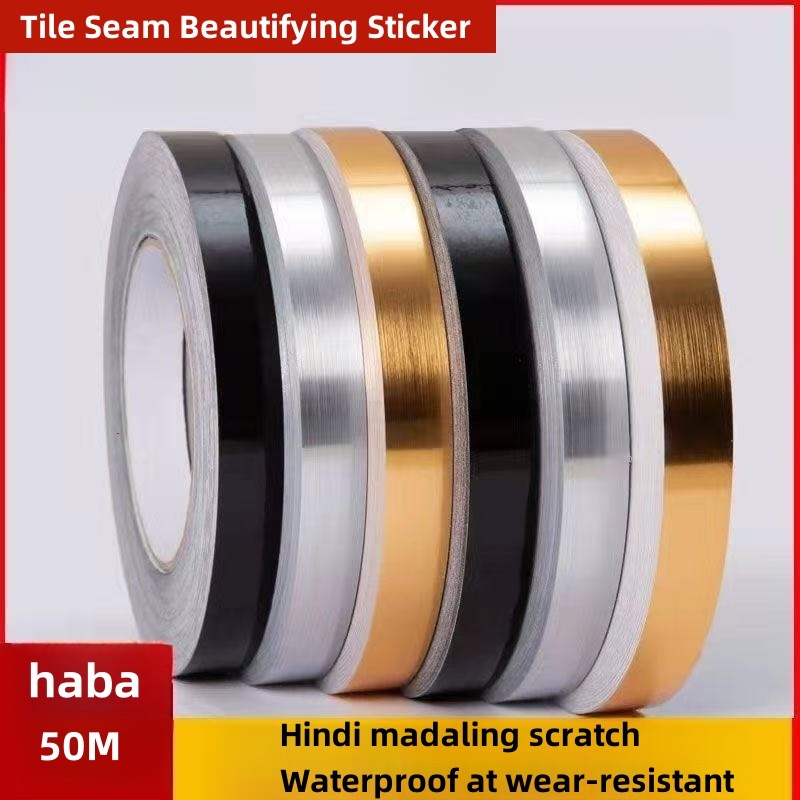 50m floor tile gap tape beauty seam sticker na hindi tinatablan ng ...