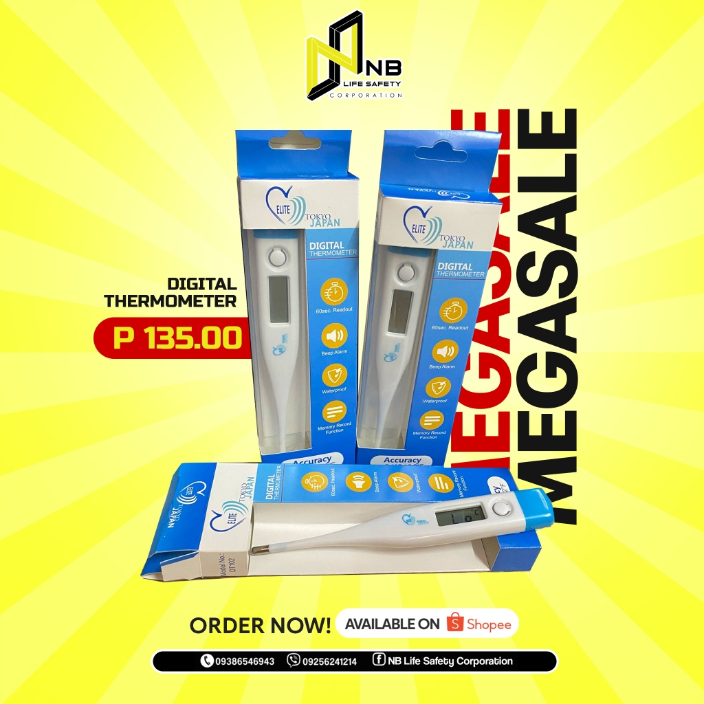 DIGITAL THERMOMETER (Elite Tokyo Japan) | Shopee Philippines