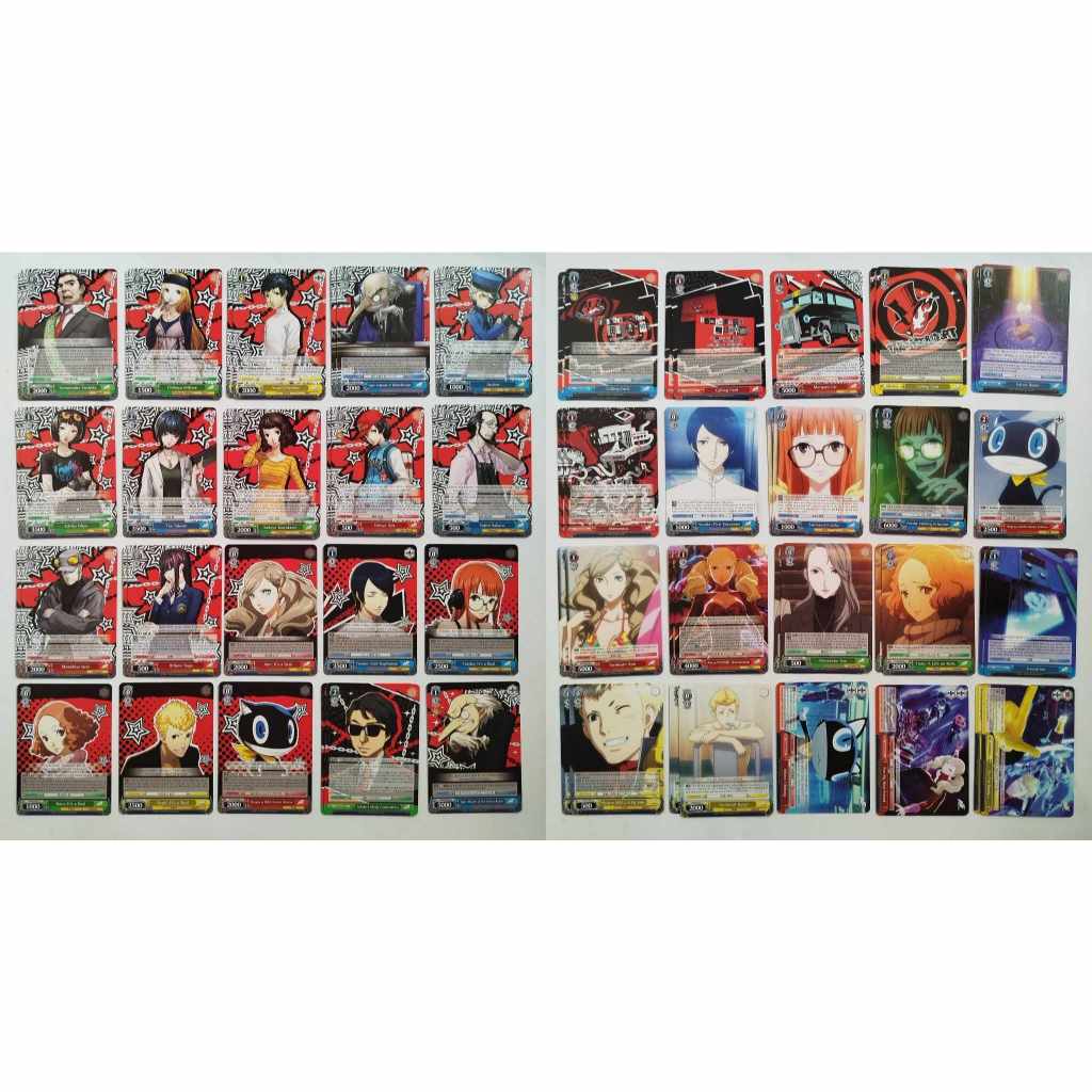 Weiss Schwarz Persona 5 Anime Cards (Official) | Shopee Philippines