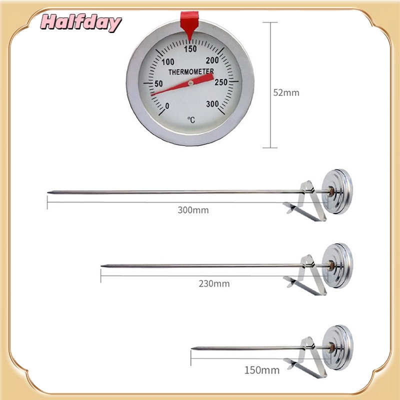 Food temperature Instant-Read Cooking Thermometer BBQ Grill & Oil Fry ...