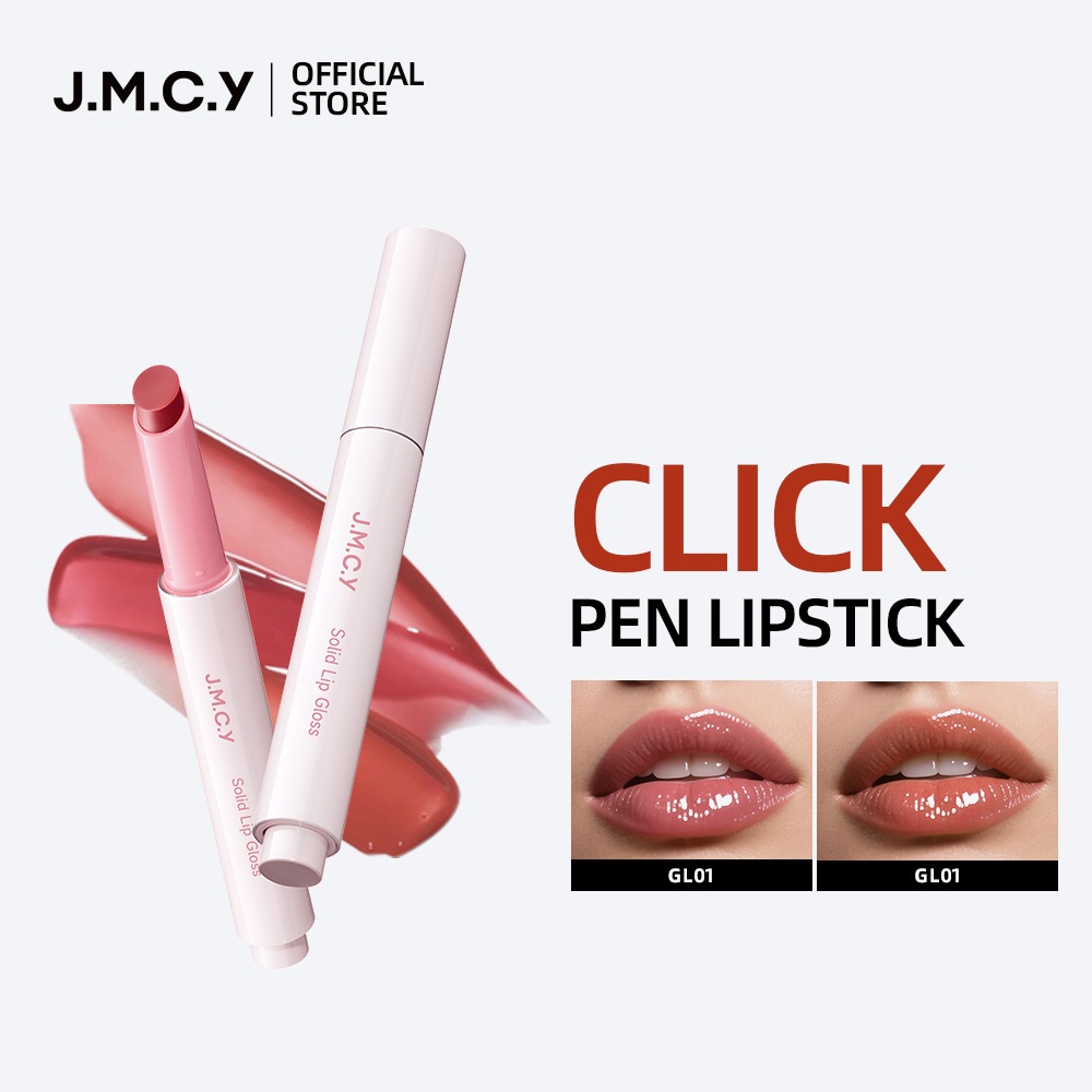 JMCY Click Pen Lipstick VE Moisturizing Solid LipGloss Watery Non ...