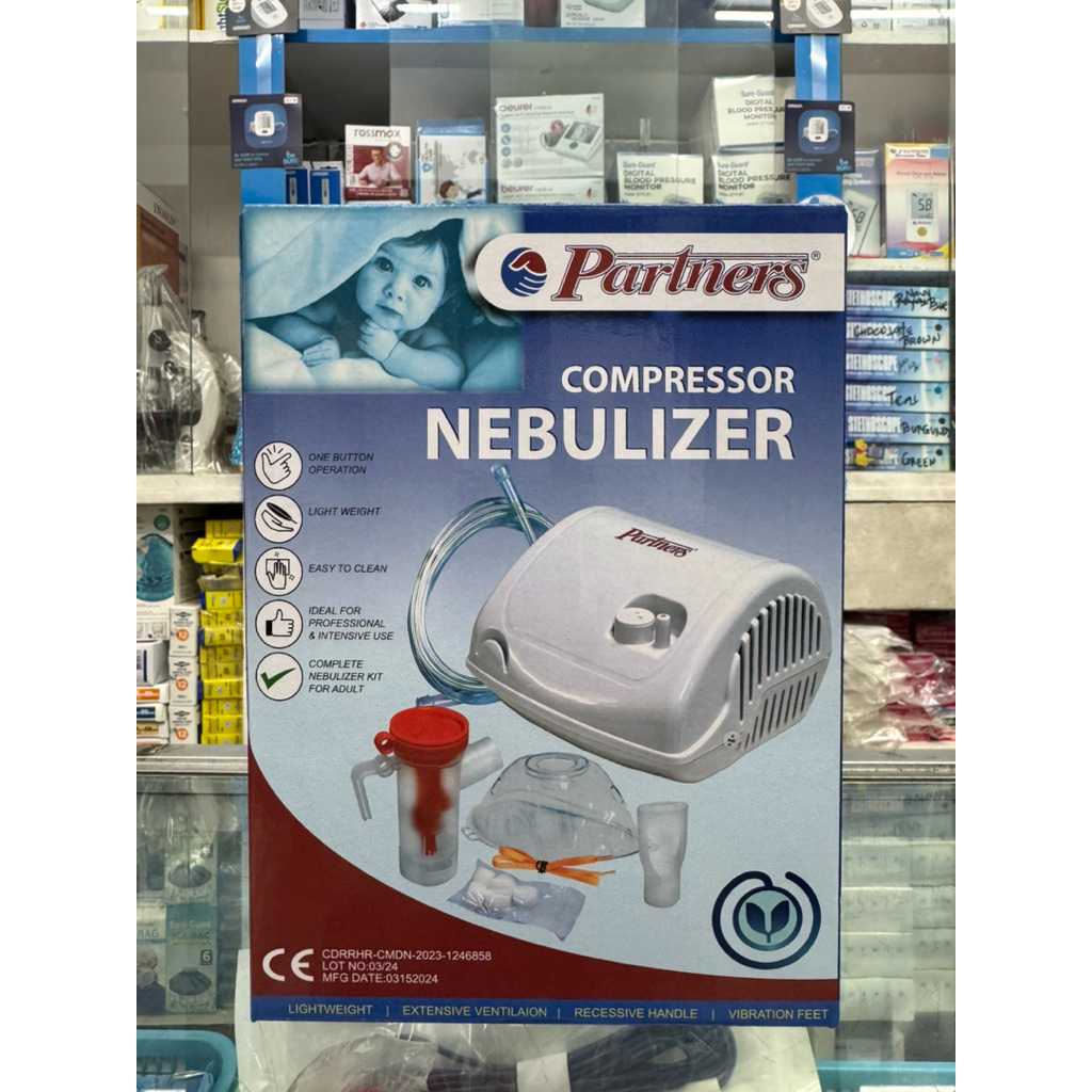 Nebulizer Machine, Compressor Nebulizer Machine PARTNERS | Shopee ...