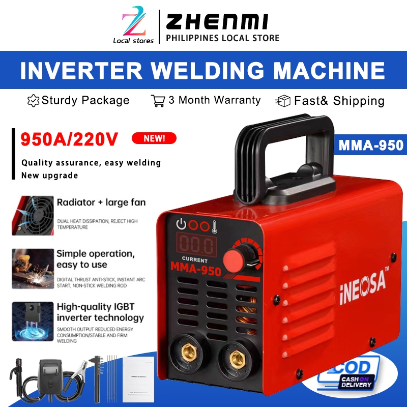 Portable Welding Machine MMA-950 DC Inverter Welder intelligent ARC ...