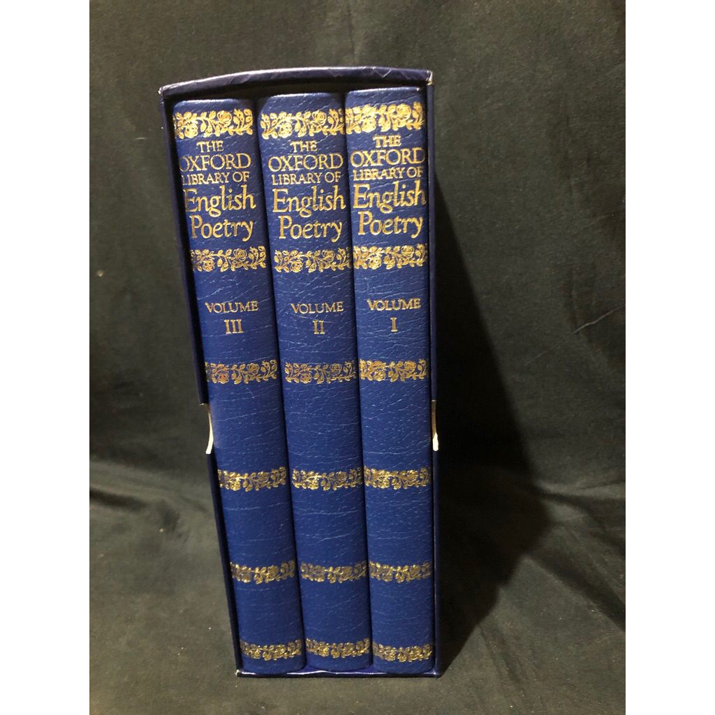 The Oxford Library Of English Poetry(SET ) Volume I,II & III Chosen And ...