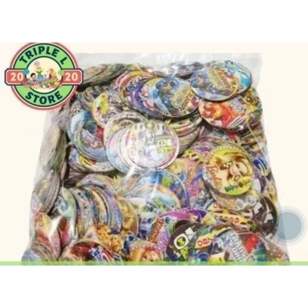 Pogs Assorted Character Pack approx 950 pcs | Shopee Philippines