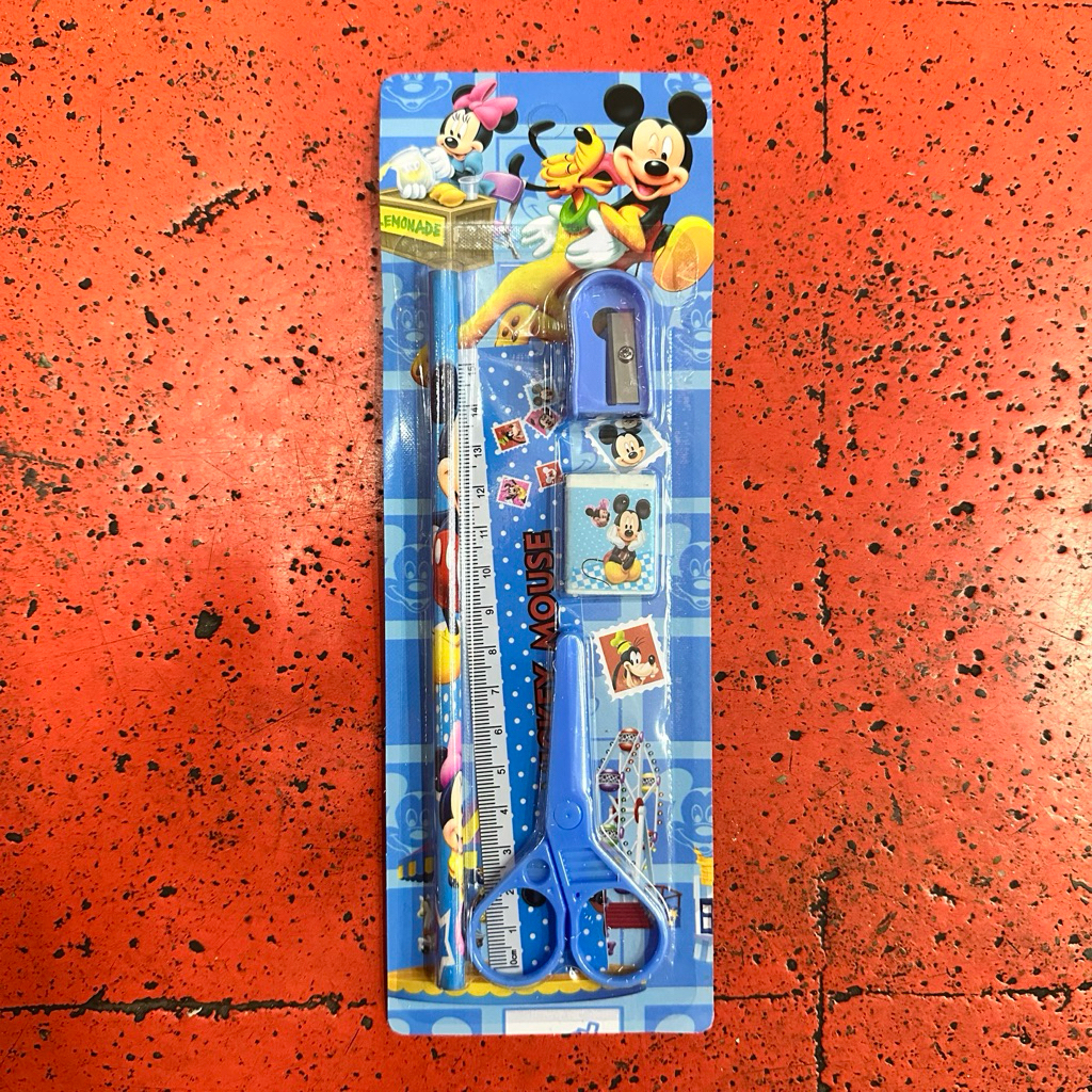 12 pcs Mickey Mouse Stationary Set / School Kit / mickey mouse ...