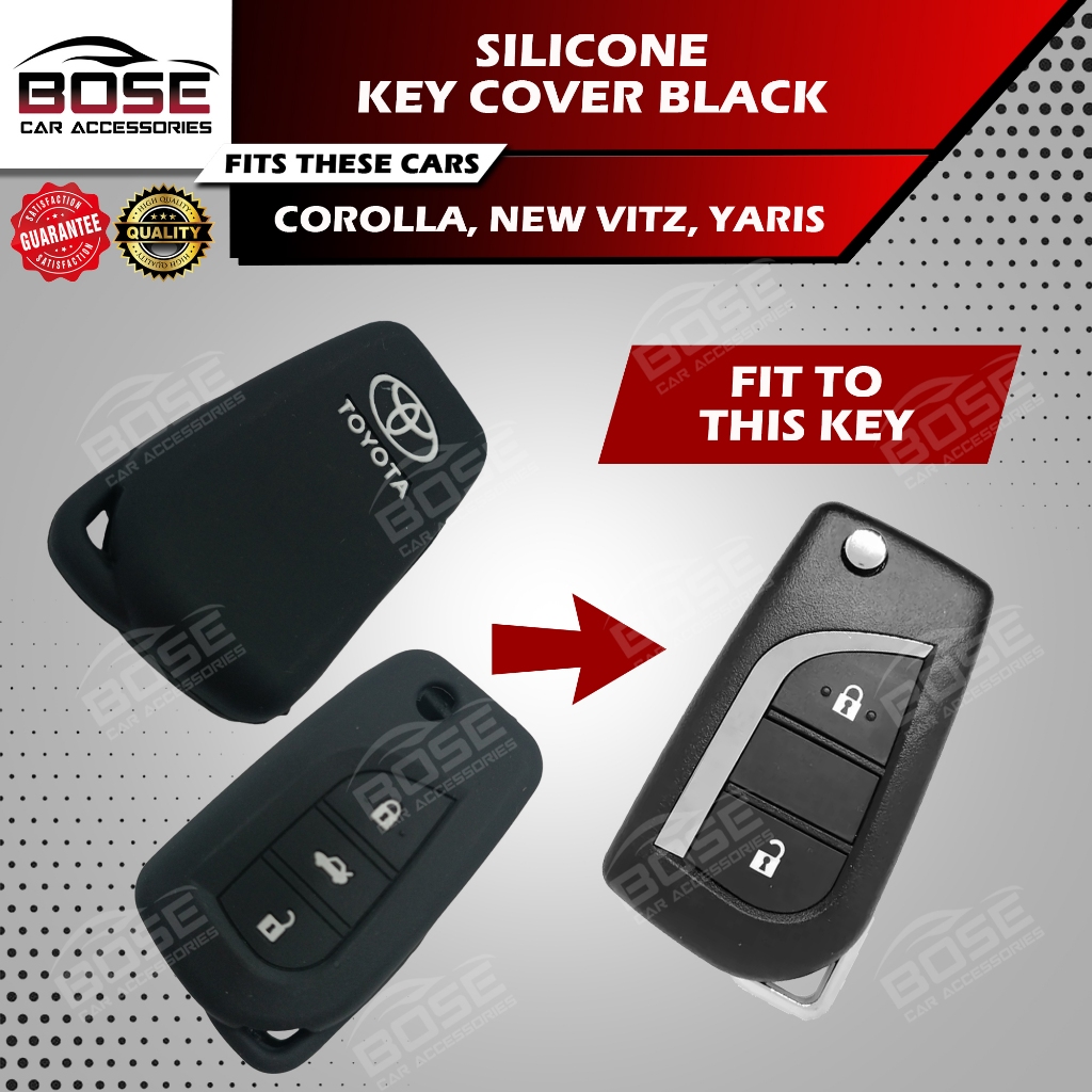 Toyota Fortuner Altis Innova G Soft Silicone Car Key Cover Remote ...