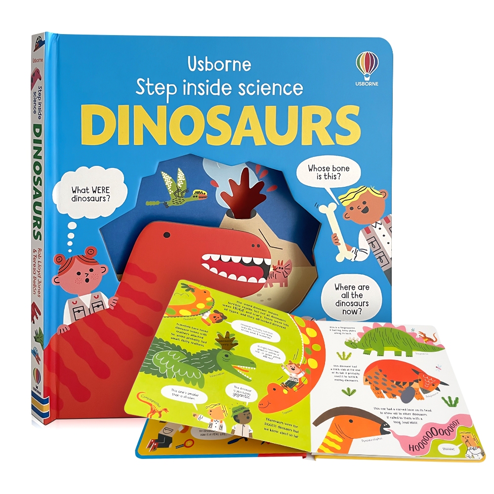 Usborne Step Inside Science Dinosaurs Kid Science Popularization ...